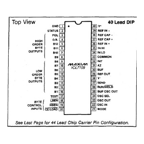 EL Gammal Electronices ICL7109CPL